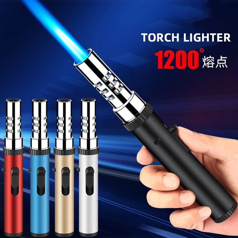 High-Temperature-Turbo-Spray-Gun-Lighter-Jet-Flame-Torch-Metal-Butane ...