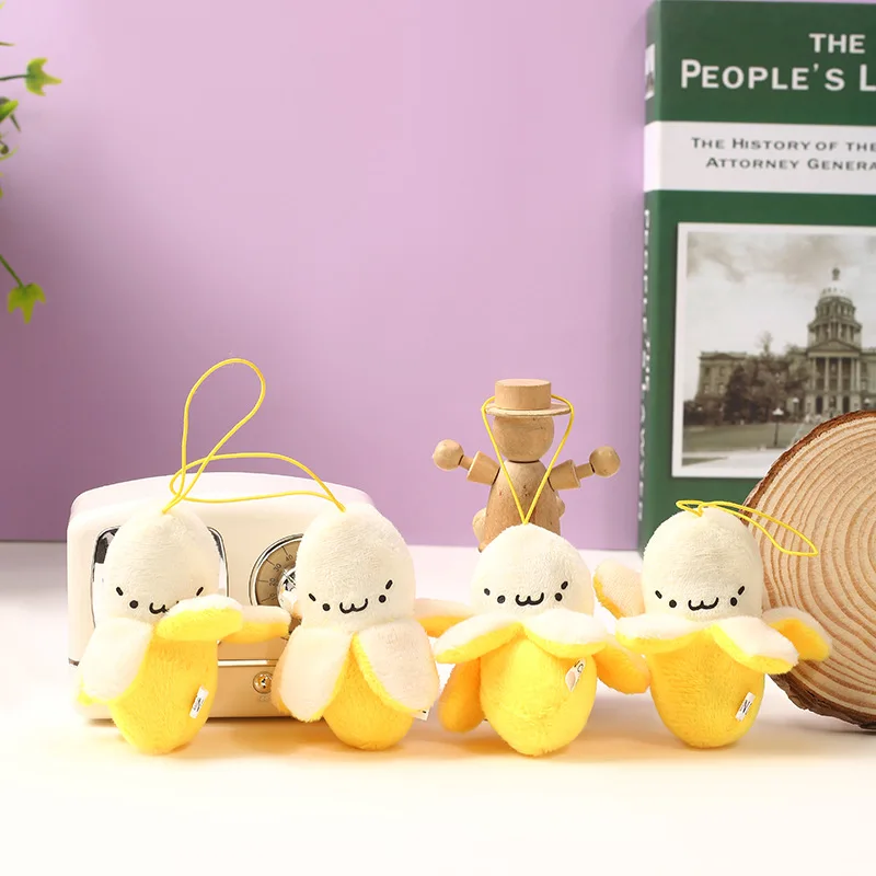 Creative-Peel-Banana-Keychains-Wholesale-Cute-Banana-Pendant-Keyring ...