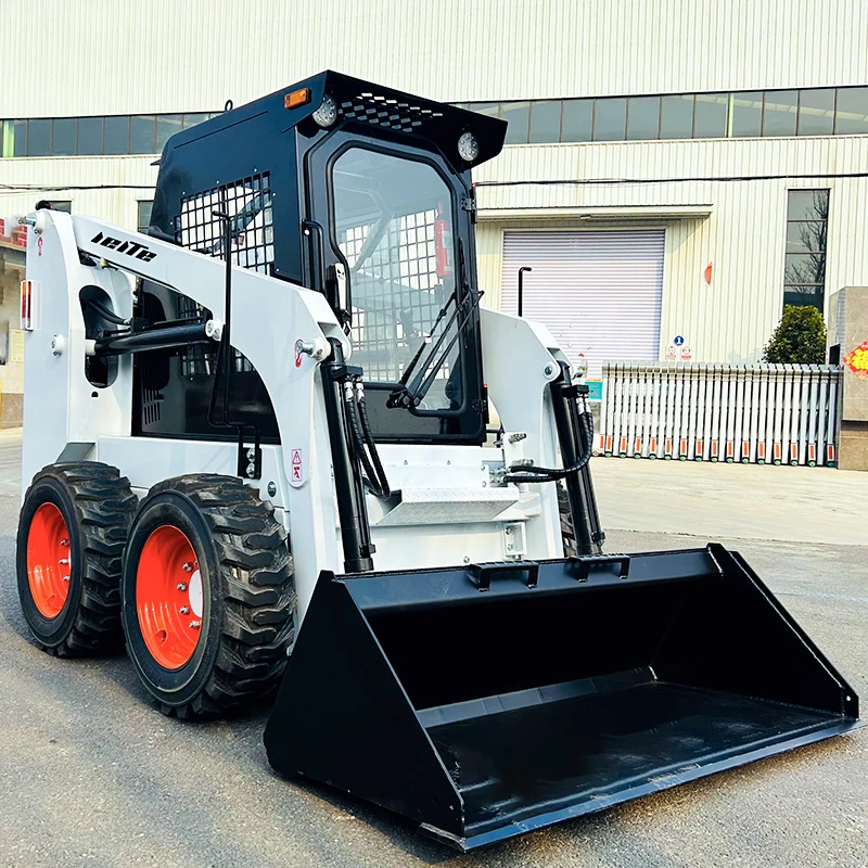 New-Hydraulic-Mini-Wheel-Loader-Skid-Steer-Loader-with-1000KGS-Loading ...