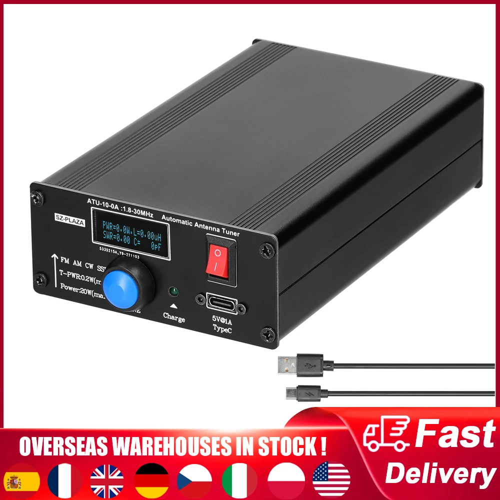 ATU-10-0A-Shortwave-Automatic-Antenna-Tuner-20W-1-8-30MHz-FT8-CW-FM-AM ...
