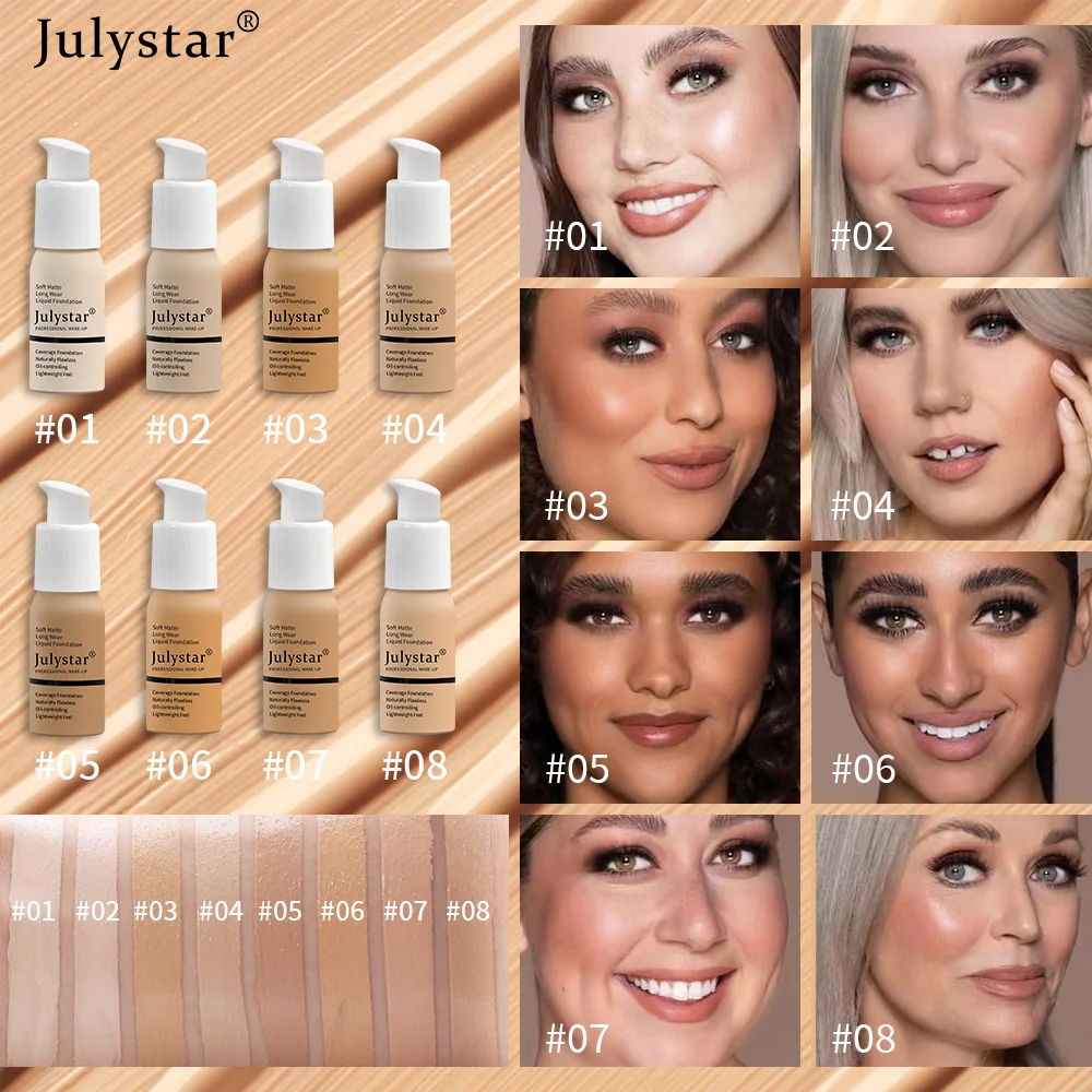 Professional-Matte-Oil-Control-Makeup-Foundation-Cream-For-Face ...