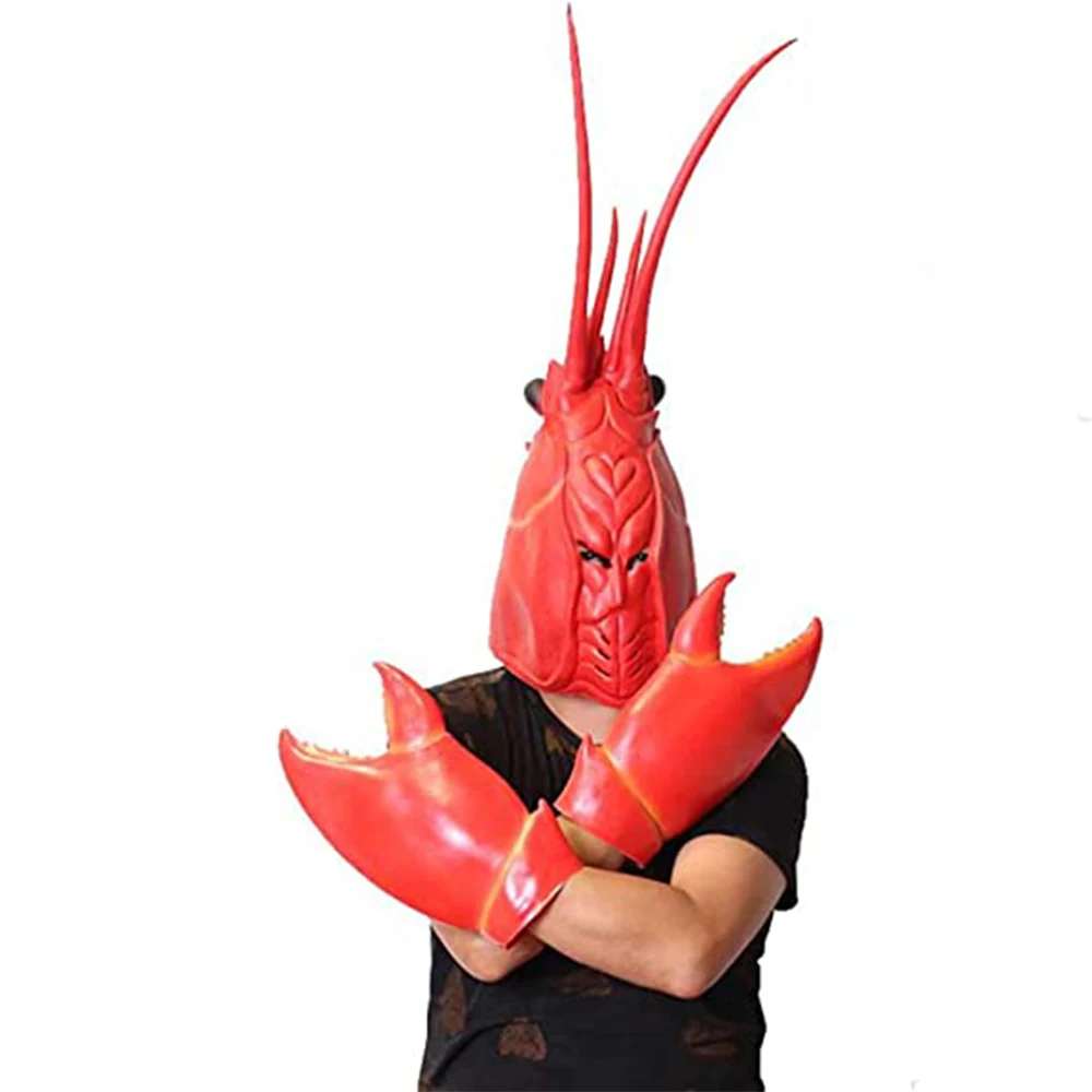 Funny-Lobster-Crab-Claws-Gloves-Hands-Weapon-Props-Halloween-Cosplay ...