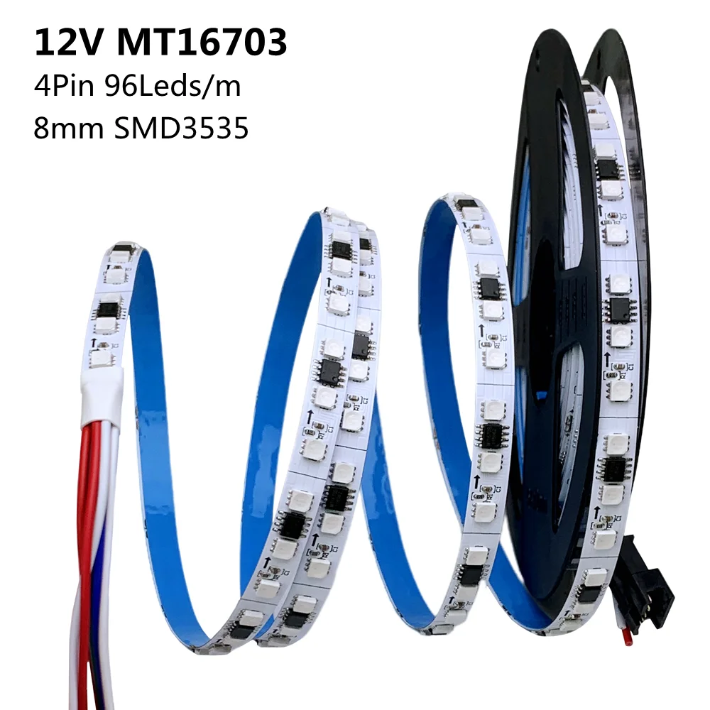 MT16703-Pixel-LED-Strip-12V-8mm-Width-5m-96Leds-m-SMD3535-RGB-4Pin ...
