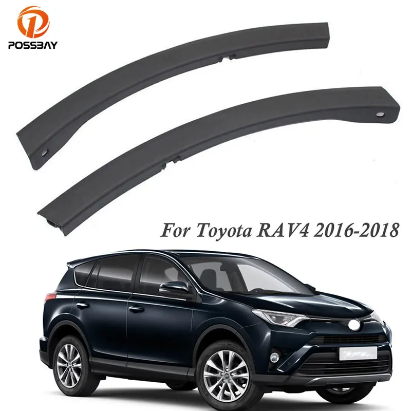 Pair-Black-Plastic-Front-Bumper-Wheel-Fender-Molding-Trim-52112-0R060 ...