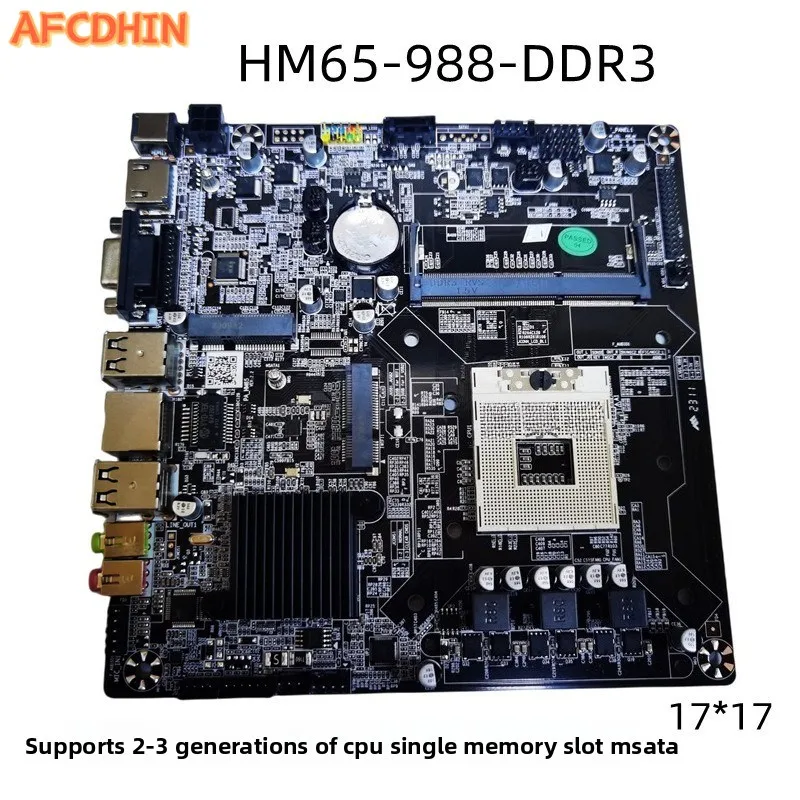 HM65 단일 및 듀얼 메모리 슬롯 DDR3 PGA 988 2세대 및 3세대 CPU 올인원 마더보드 - AliExpress 13