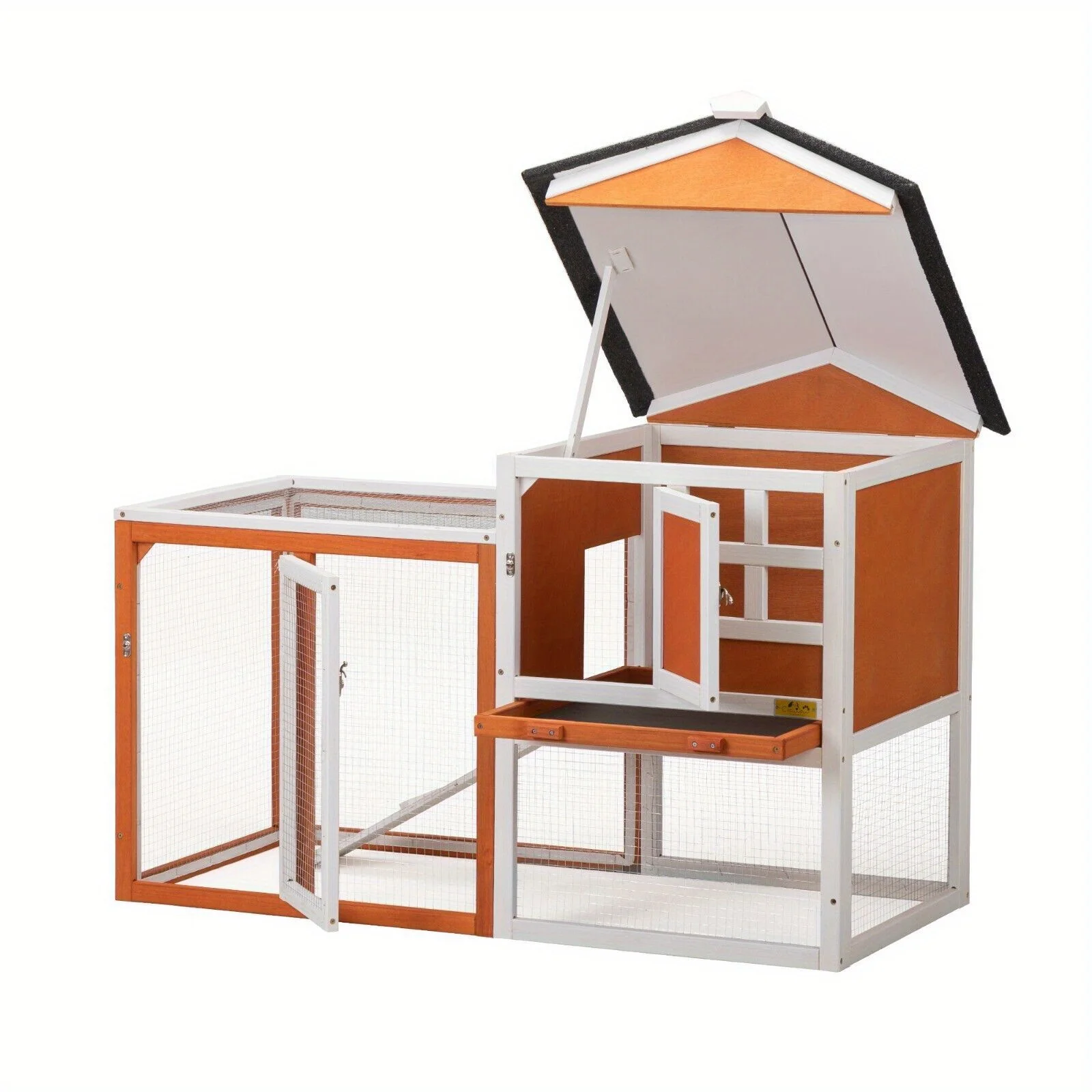 Outdoor Wooden Pet Hutch – The Critter Hut