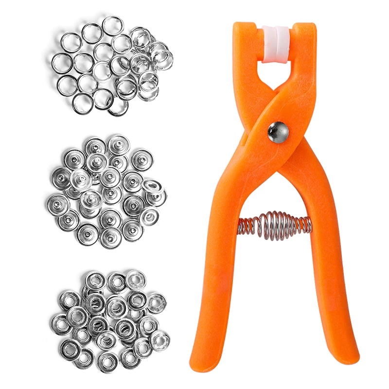 Metal-Snap-Button-Kit-1Pc-Plier-25-50Sets-9-5mm-Fasteners-Press-Studs ...