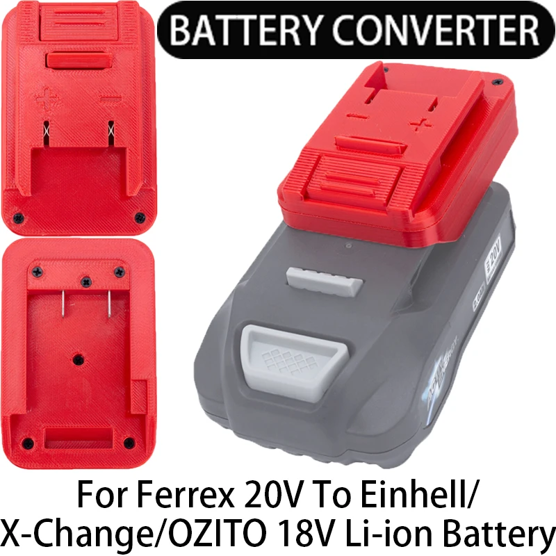 Battery-Adapter-for-Einhell-X-Change-OZITO-18V-Li-Ion-Tools-to-Ferrex ...