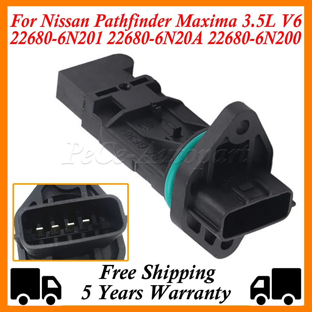 New-MAF-Mass-Air-Flow-Meter-Sensor-For-Nissan-Pathfinder-Maxima-3-5L-V6 ...