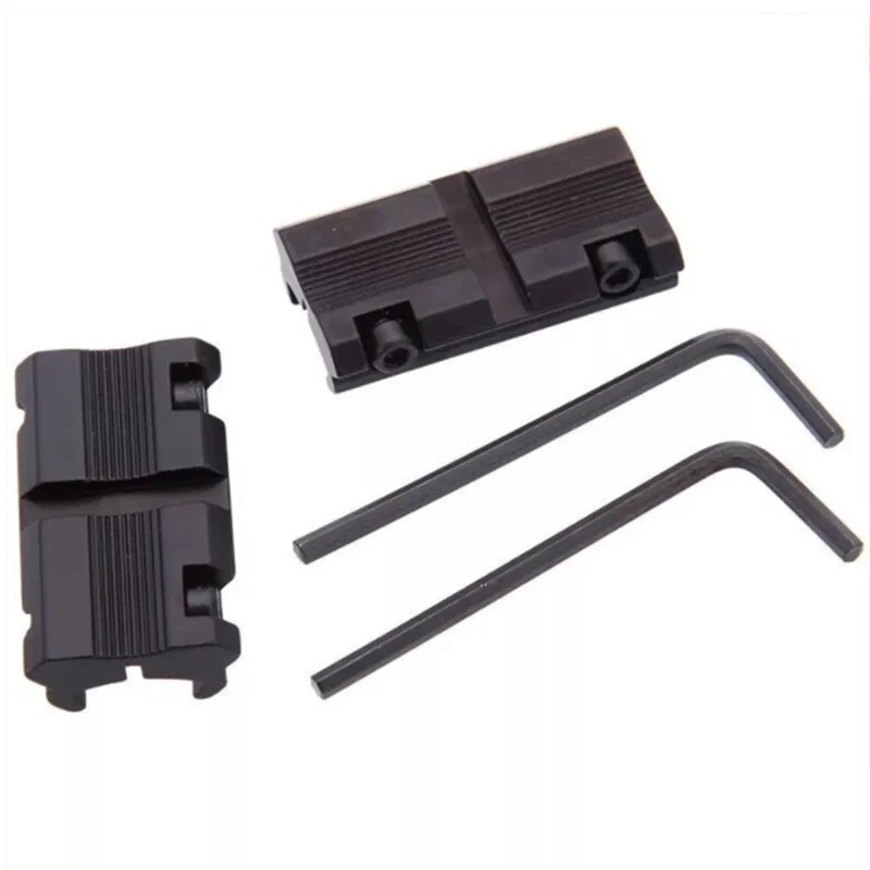 2pcs-Set-Tactical-Scope-Installation-11mm-Dovetail-to-20mm-Rail-Adapter ...