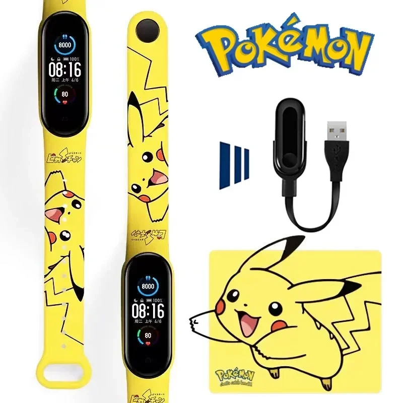 Pokemon-Digital-Watch-Anime-Figure-Pikachu-Watch-Sports-Wristband ...