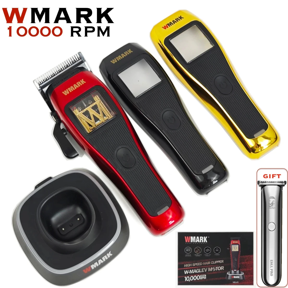 2024-New-WMARK-NG-X1-10000RPM-High-Speed-Professional-Hair-Clipper ...