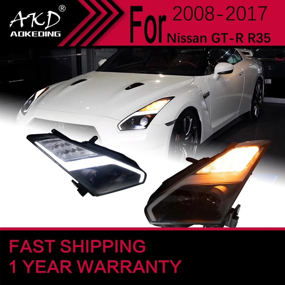 Car-Lights-for-Nissan-GT-R-LED-Tail-Light-2007-2015-GTR-Stop-Lamp-Brake ...