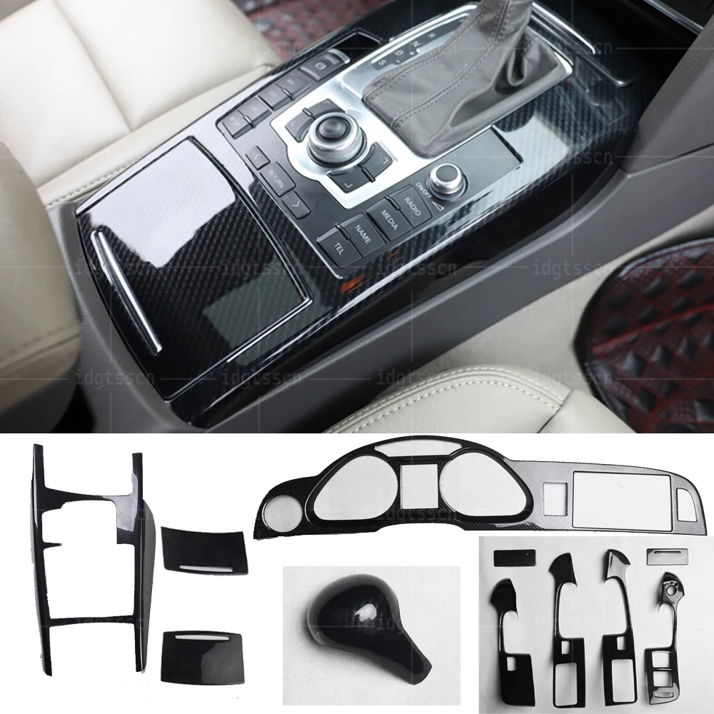 Car-interior-Carbon-Fiber-Full-Set-Sticker-For-Audi-A6-C6-4F-2005-2011 ...