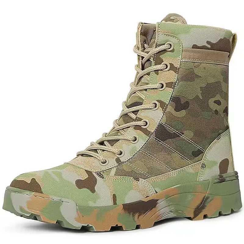 Camouflage Tactical Military Boots Men Boots Special Force Desert ...