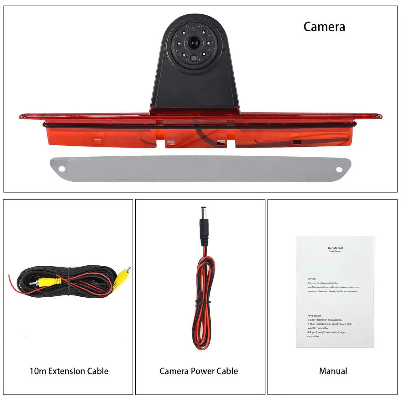 Hd-car-brake-lights-Rear-view-reverse-camera-Mercedes-Benz-Dash-W906 ...