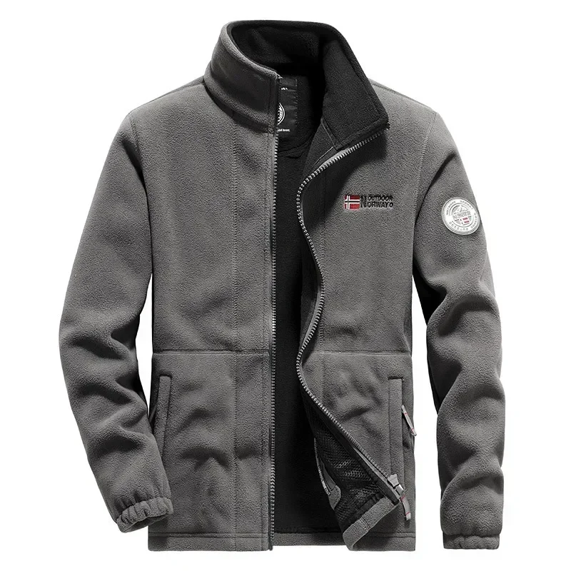 Chaqueta-Polar-gruesa-con-bolsillos-para-hombre-abrigo-Polar-Norway-a ...