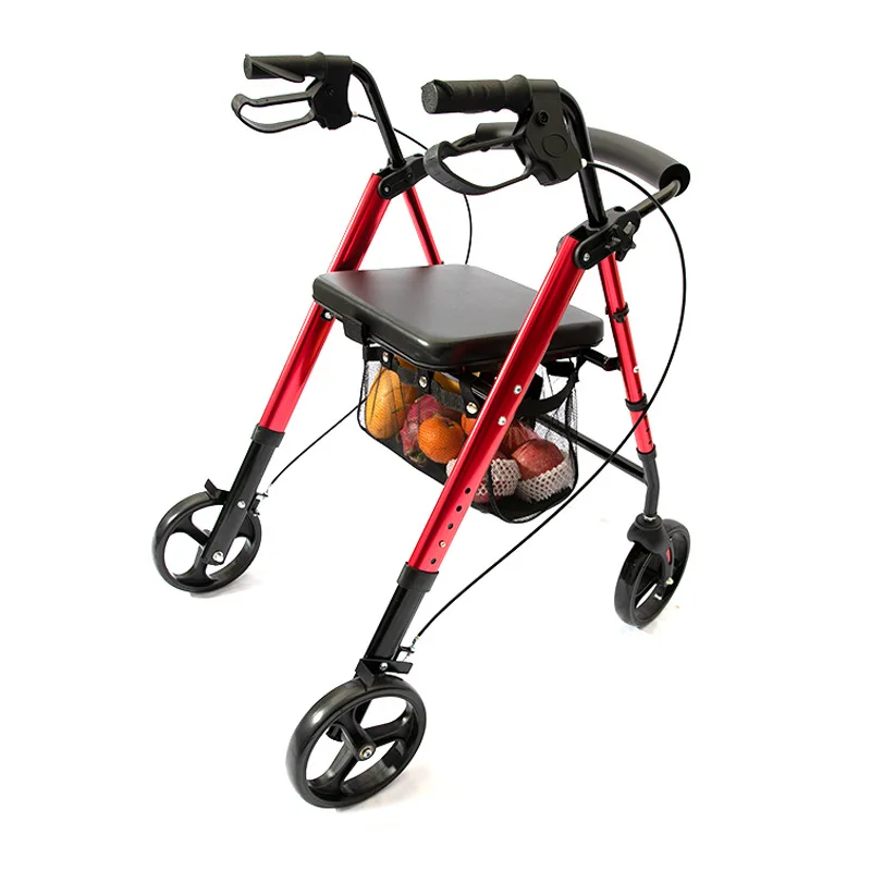 Aluminum Alloy Trolley Shopping Carts For The Elderly Shopping Cart ...