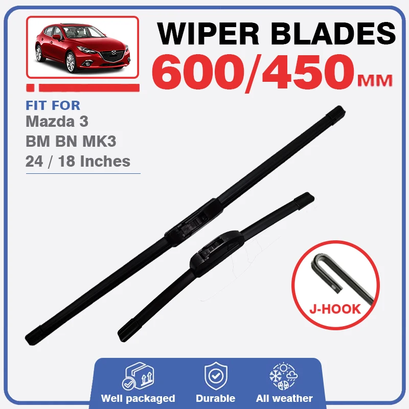 Mazda 3 Wiper Blades Size