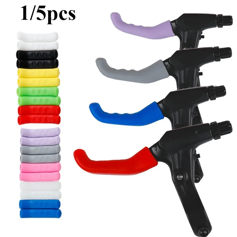 1Pair Bike Brake Lever Protective Silicone Bicycle Lever Grips Bicycle ...