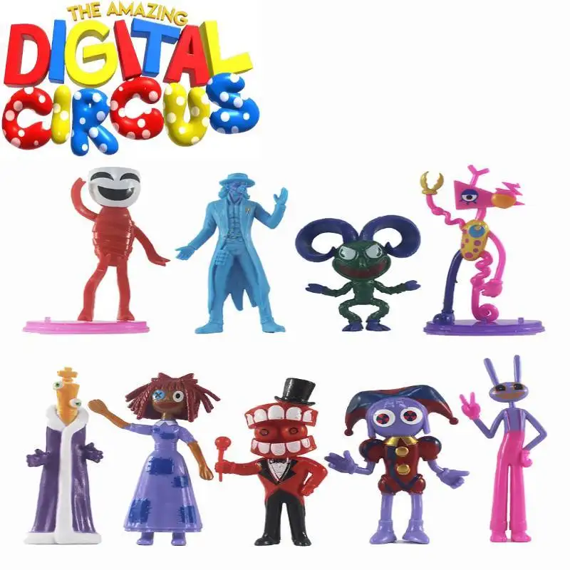 Digital-Circus-Action-Figures-Toys-Jax-Pomni-Caine-Raghata-Gangle ...