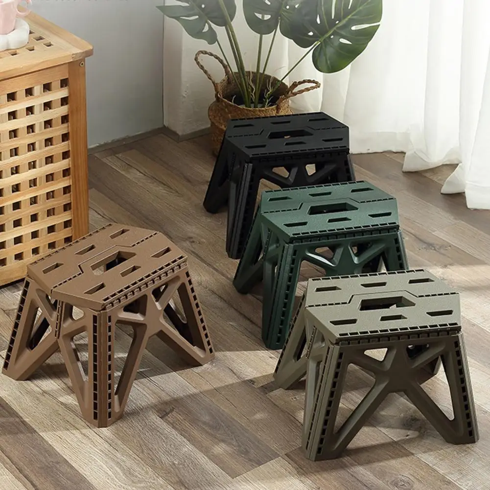 1-Pc-Folding-Step-Stool-Strong-Load-bearing-Outdoor-Chair-Travel-Use ...