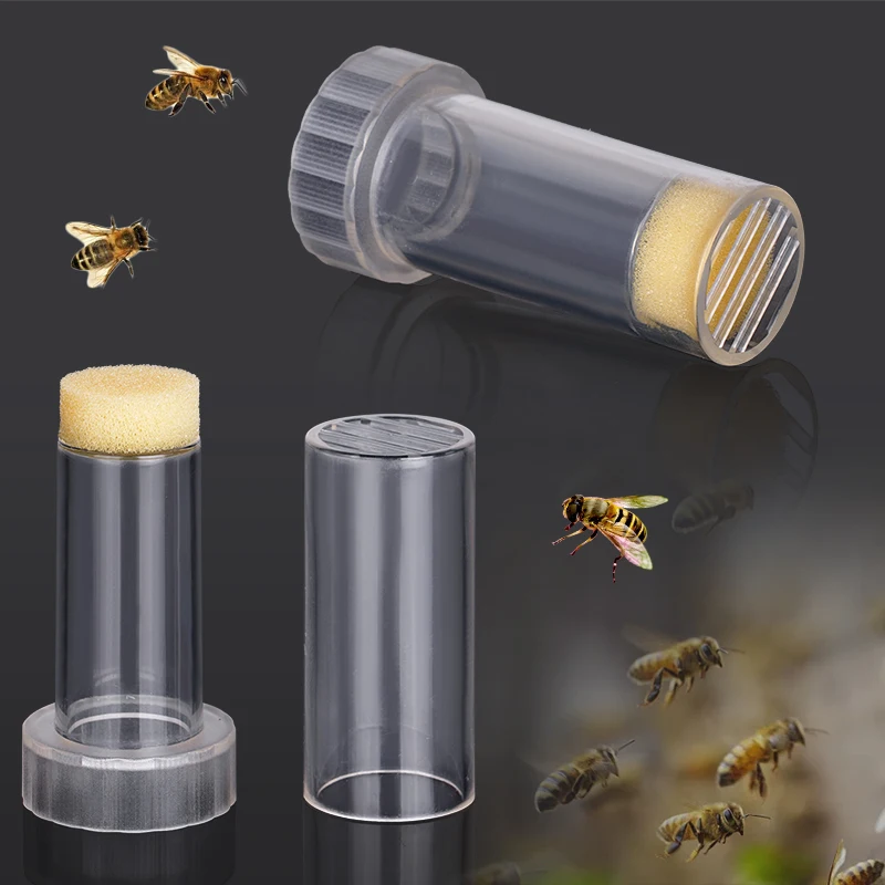1pcs Beekeeping Queen Bee Marking Bottle Bee Marker Tube Catcher Cage ...