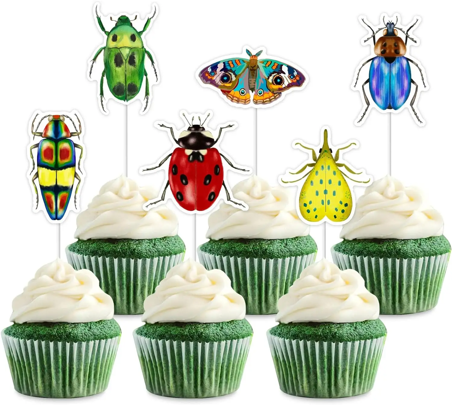 Bug Birthday Party Decorations 48 Pieces Includes Bug Happy Birthday ...