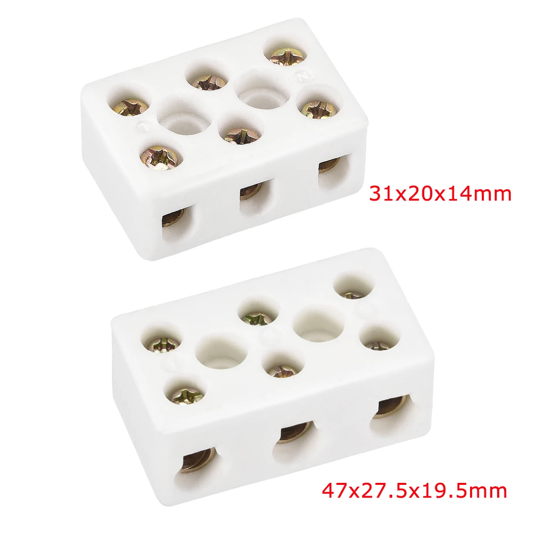 1-2Pcs-380V-25A-3Way-8Hole-Ceramic-Wiring-Terminal-Block-High-Frequency ...