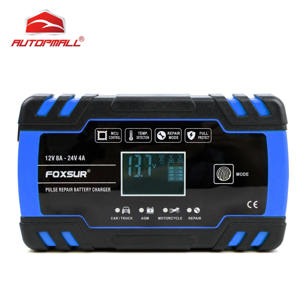 Cargador De Batería De Coche Para Motocicleta Arranque Automático