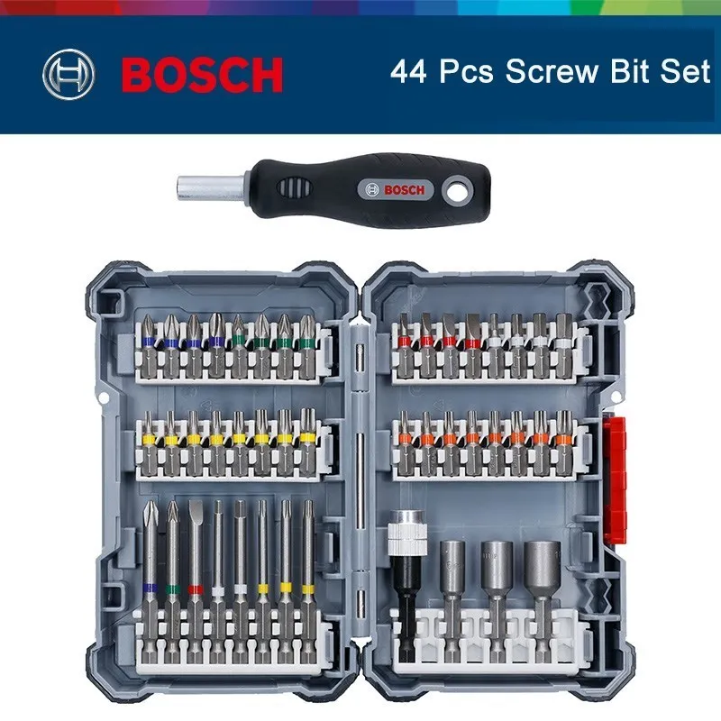 Bosch Magic Box Electric Screw Rainbow Bit Set Metalworking Drill Bit ...