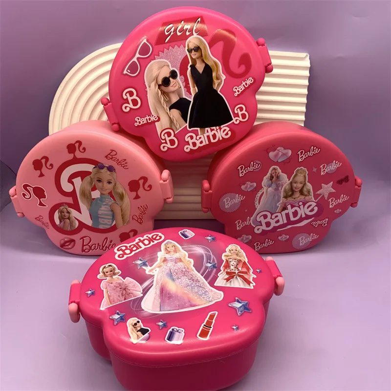 Barbie-Random-Lunch-Box-Fashion-Girl-Doll-Three-compartment-Crisper ...