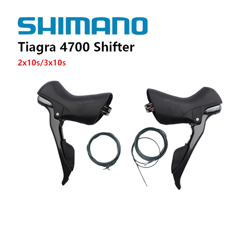 Shimano TIAGRA 4700 2X10 4703 3x10 speed Shifter Levers DOUBLE Road ...