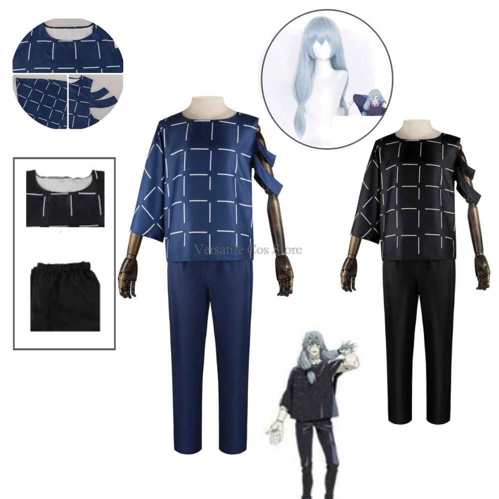 Cosplay-Role-Mahito-Costumes-Anime-Wig-Top-Pants-Suit-Halloween-Costume ...