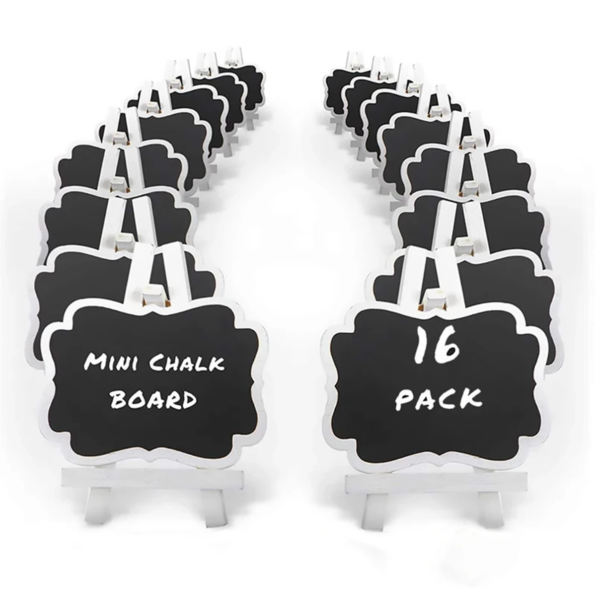 Mini-pizarras-de-madera-negra-suministros-de-fiesta-de-boda-Mr-Mrs ...