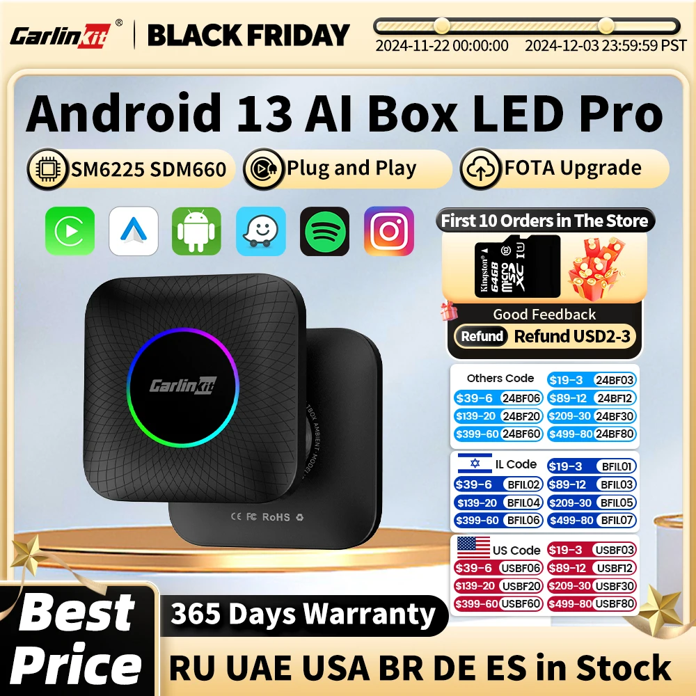 CarlinKit-CarPlay-Ai-TV-Box-Android-13-SDM660-SM6225-8-Core-CarPlay ...