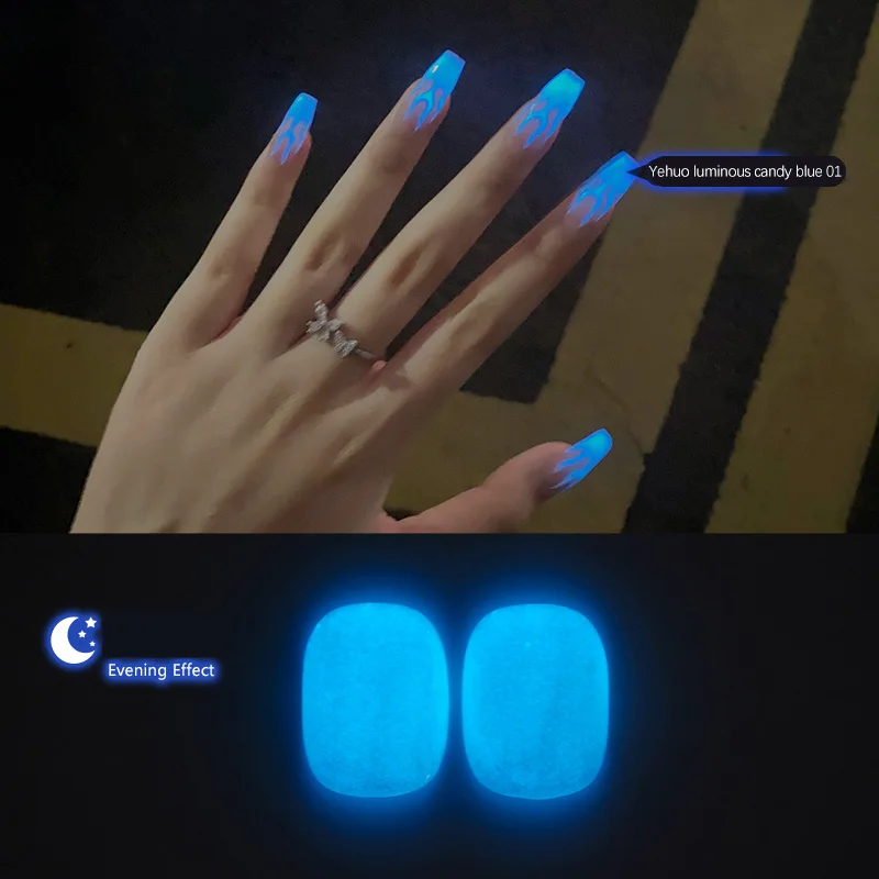 15ml-Blue-Luminous-Thermal-Gel-Color-Change-Gel-Soak-Off-Varnish-Semi ...