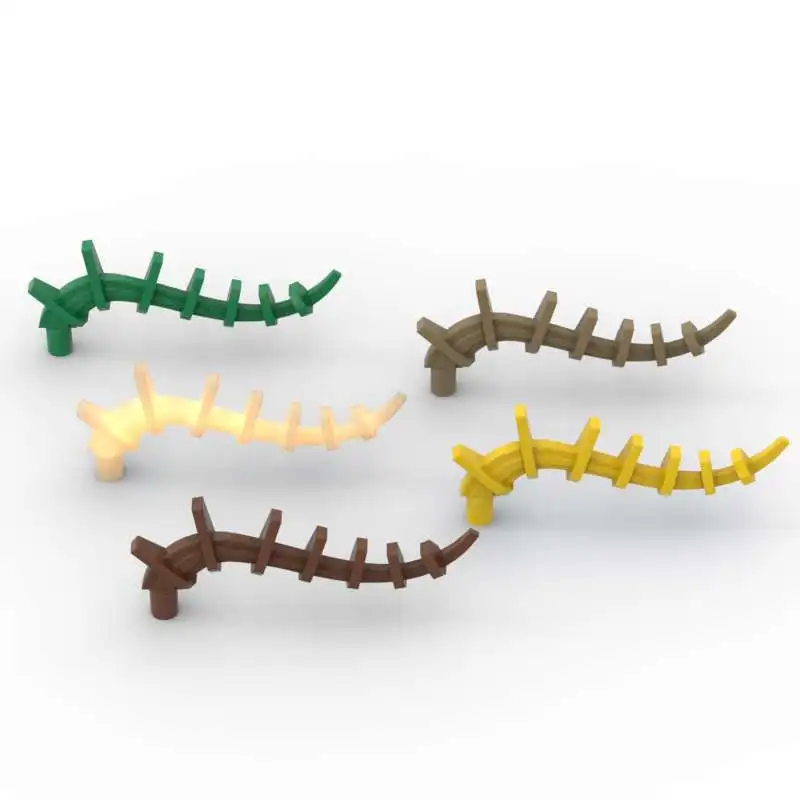 MOC-10PCS-55236-Plant-Vine-Seaweed-Building-Blocks-Appendage-Spiked ...