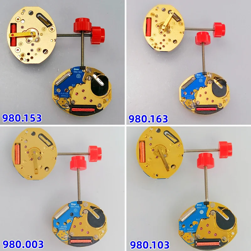 Accesorios-de-reloj-movimiento-de-cuarzo-ETA-980-153-980-163-980-103 ...