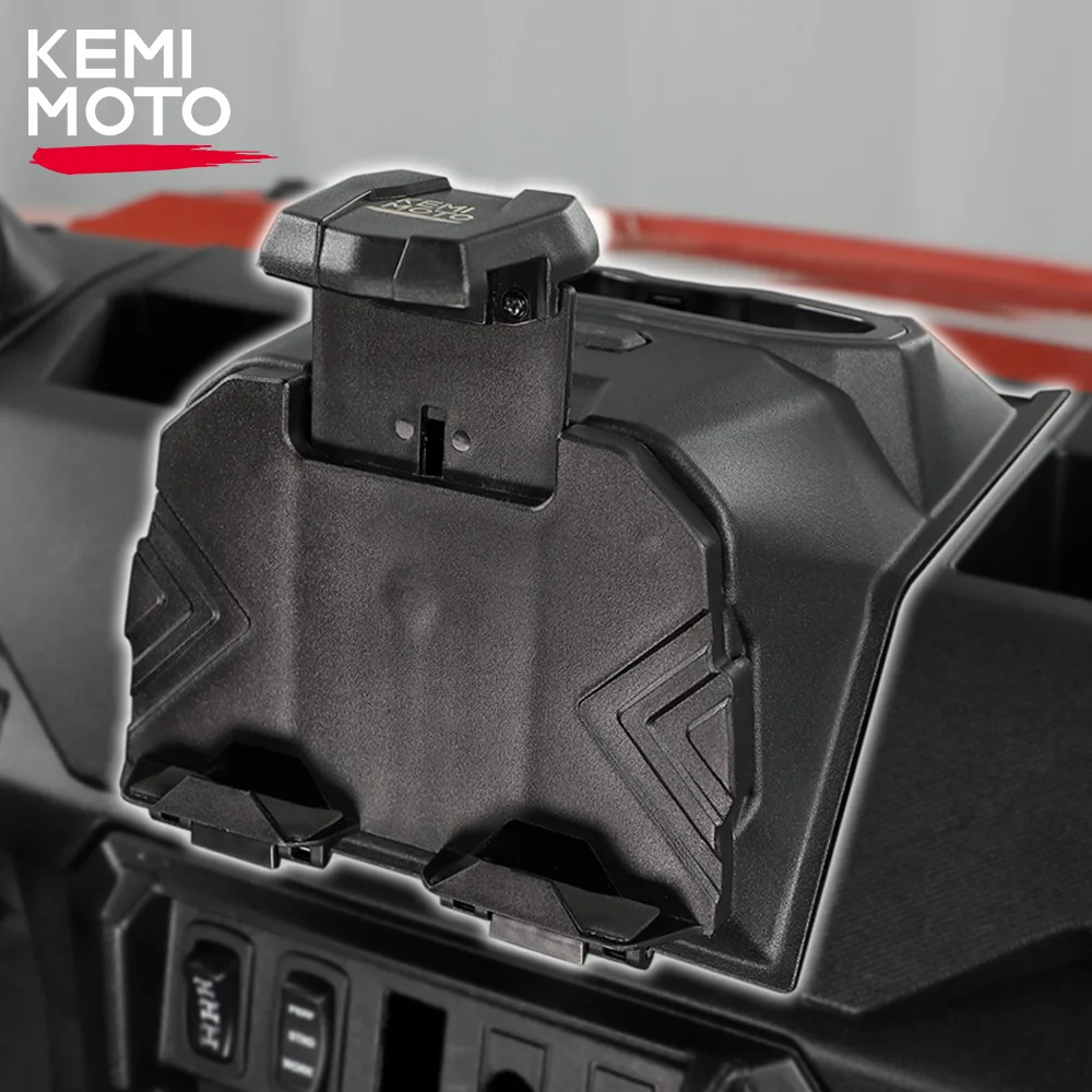 KEMIMOTO UTV GPS Mount Storage Box Electronic Tablet Device Holder ...