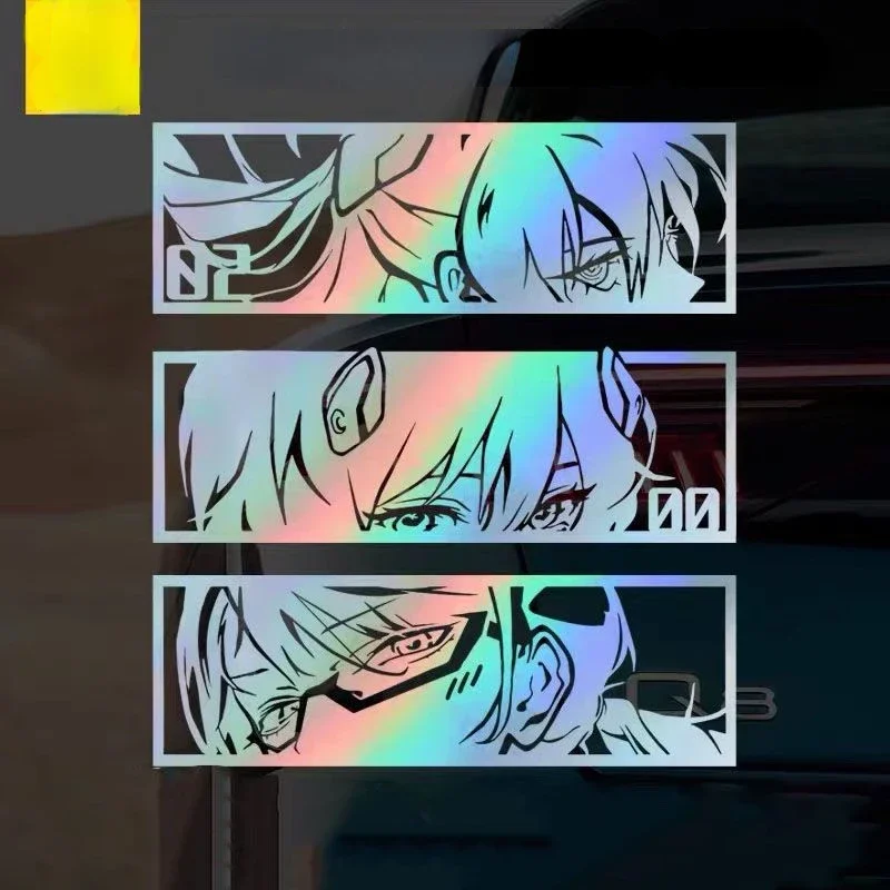 Anime-EVA-sticker-Neon-Genesis-Evangelion-laser-personalized-sticker ...