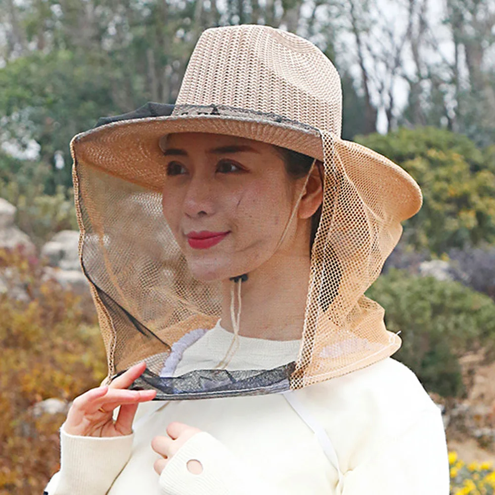 Foldable-Mosquito-Hat-With-Hidden-Net-Mesh-Face-Protector-Insect-Bugs ...