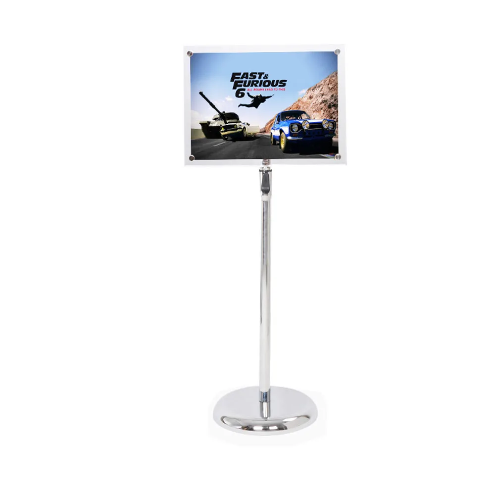 Floor-Standing-Adjustable-Metal-Menu-Sign-and-Poster-Holder-Display ...