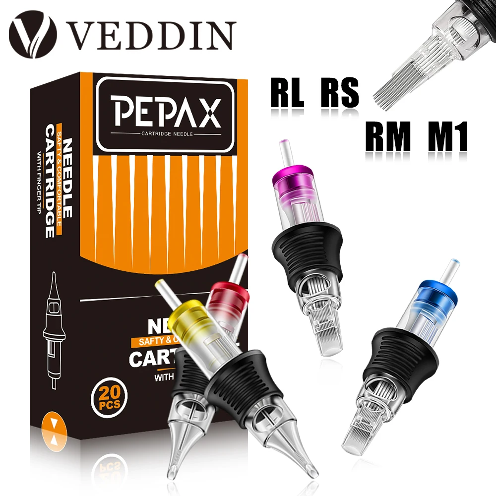 PEPAX-Tattoo-Cartridge-Needles-20pcs-Professional-Sterilize-Safety-RL ...