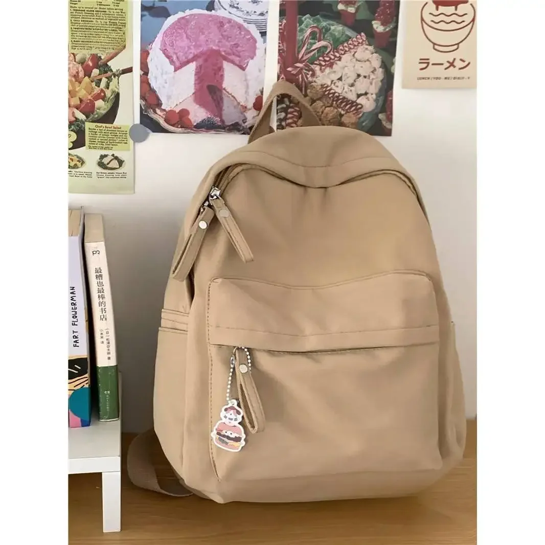 MOBO-Solid-Colour-Backpacks-Women-Japanese-Simplicity-Fashion ...