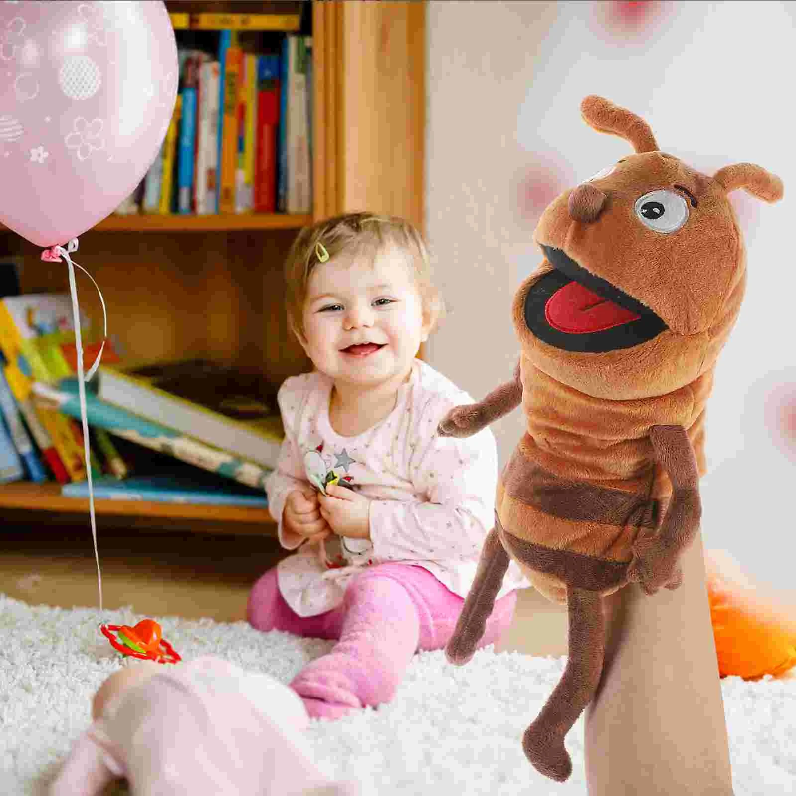 Ant Hand Puppet Telling Parrot Interactive Cotton Stuffed Plush Puppets ...