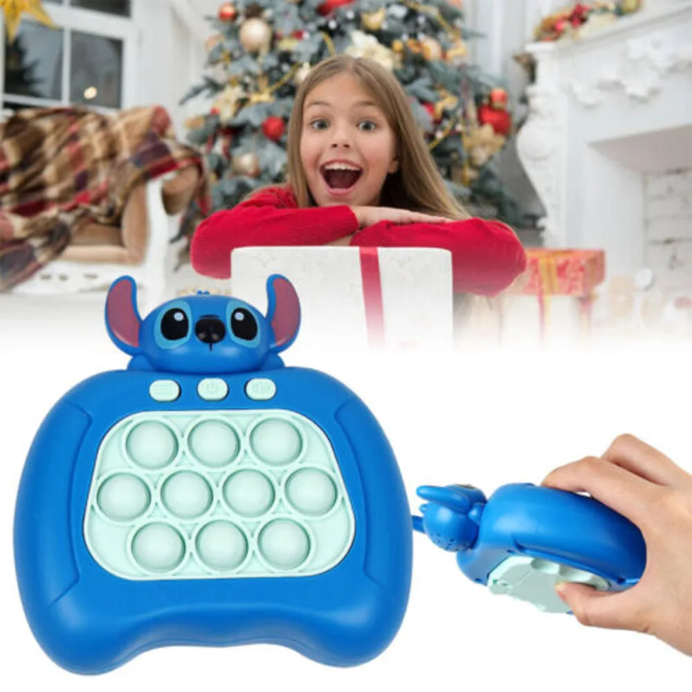 Pop It Push Game Lilo& Controller Bubble Whack Mole Sensory Toy Kids ...