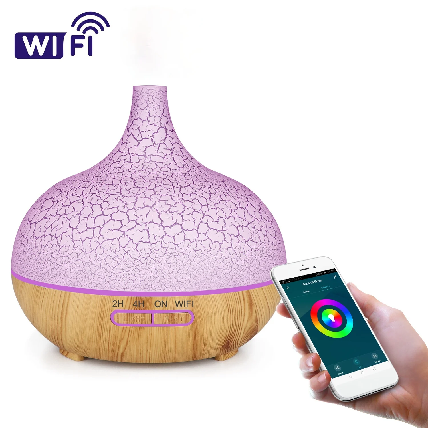 300ml Ultrasonic Air Humidifier Essential Oil Diffuser Aromatherapy ...