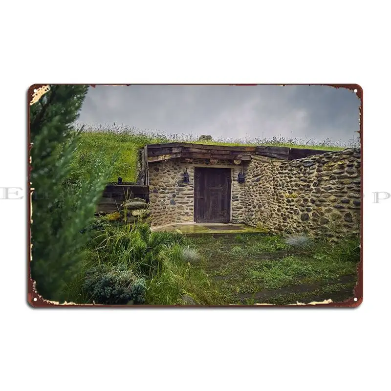 Hobbit House Metal Sign Wall Decor Pub Create Character Poster Tin Sign ...