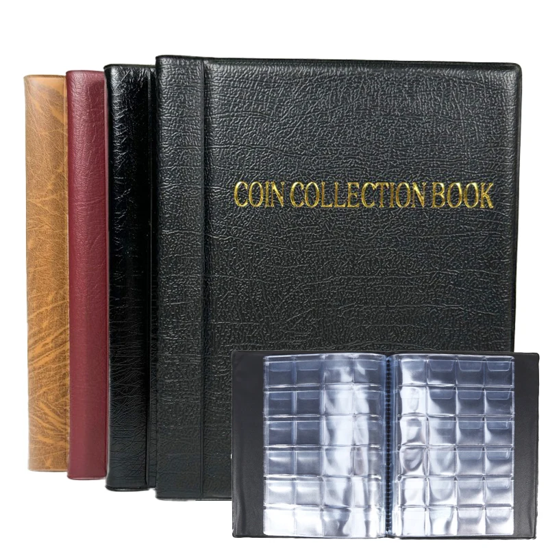 120/240 Pockets Coin Collection Book 10 Pages Coin Collection Holder ...
